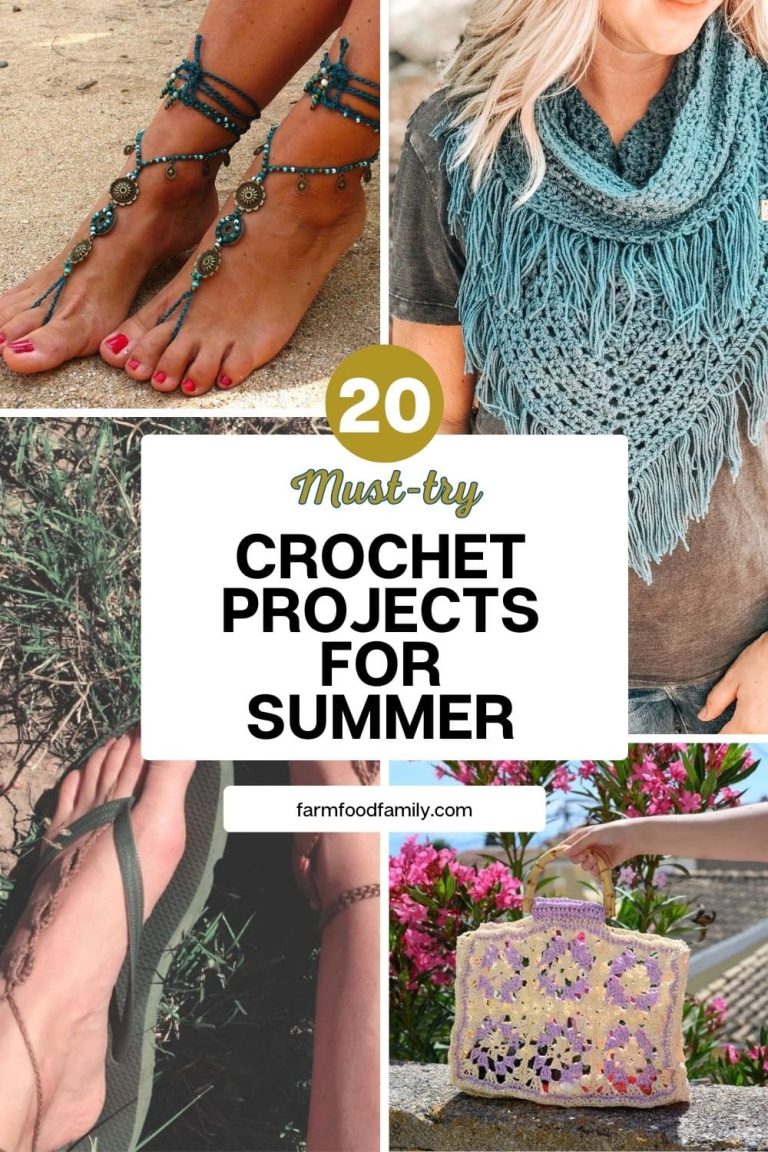 Top 20 Free Crochet Patterns for Summer 2024 - FarmFoodFamily
