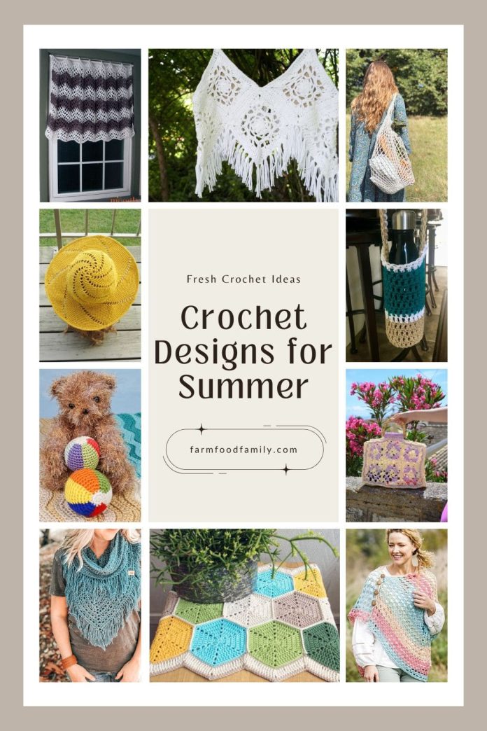 Top 20 Free Crochet Patterns for Summer 2024 - FarmFoodFamily