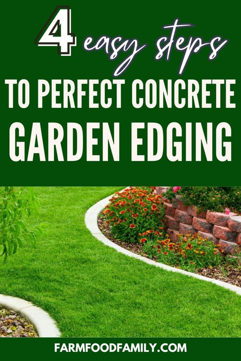 How to Make Concrete Garden Edging - FarmFoodFamily