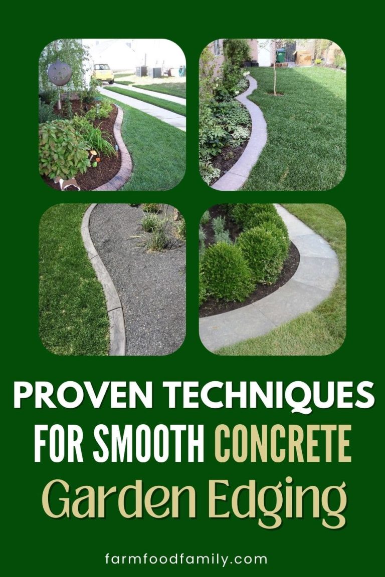 How to Make Concrete Garden Edging - FarmFoodFamily