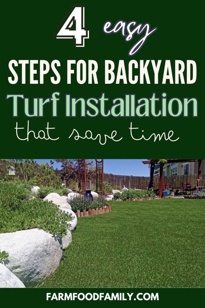 How to Install Turf in Your Backyard (4 Easy Steps) – FarmFoodFamily