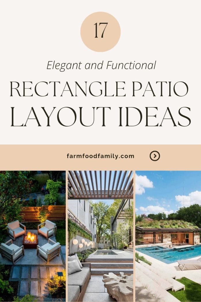 17+ Stunning Rectangle Patio Ideas & Layouts Perfect for Any Home (2024)