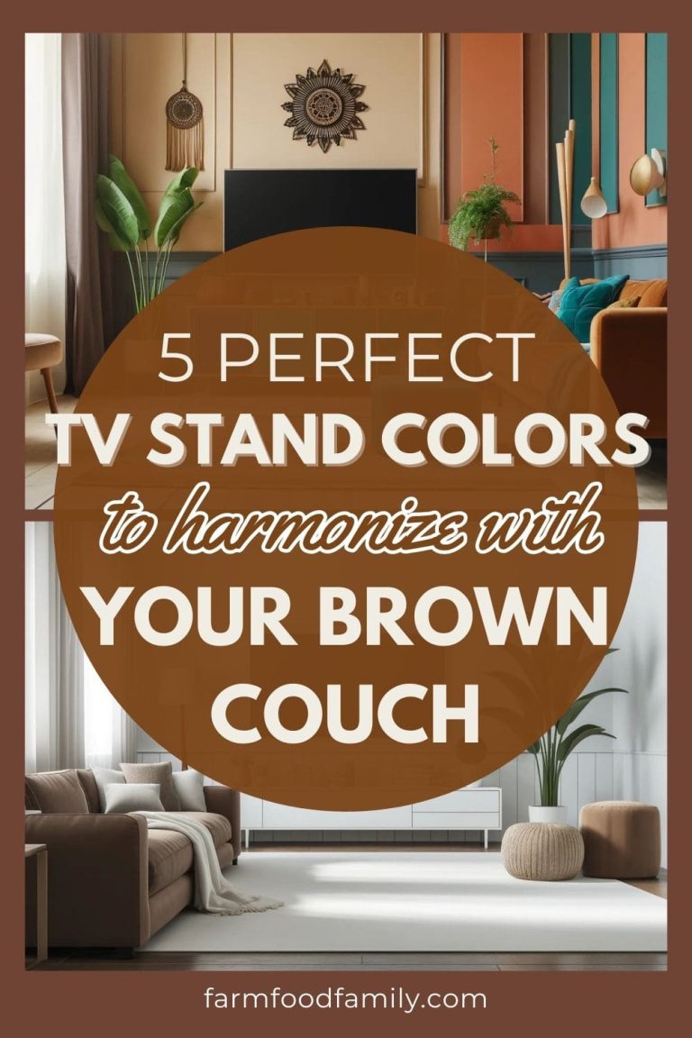 5 Stylish TV Stand Colors to Enhance Your Brown Couch Decor (2024)