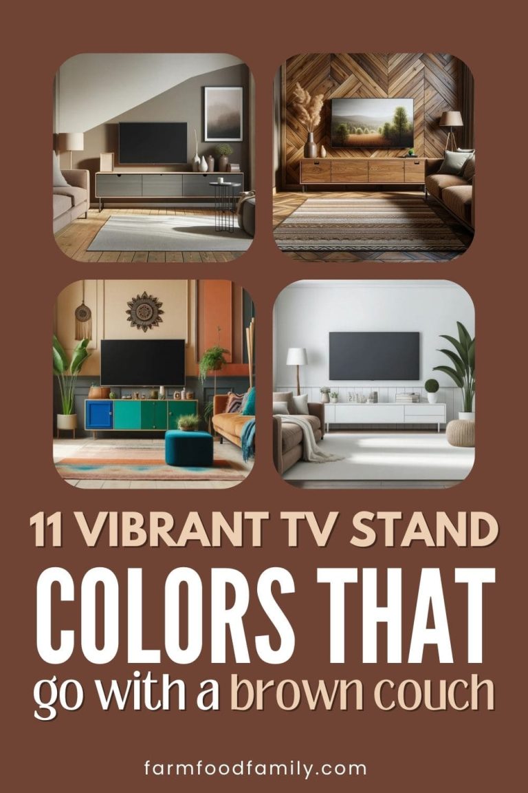 5 Stylish TV Stand Colors to Enhance Your Brown Couch Decor (2024)