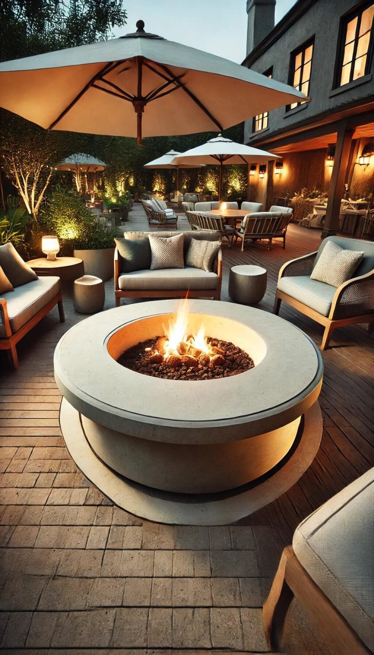 20+ Brilliant Concrete Fire Pit Ideas for Outdoor Enjoyment (2024)
