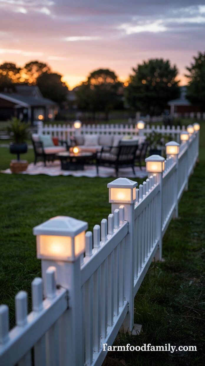 45 Creative Fence Lighting Ideas for a Magical Outdoor Space (2025)