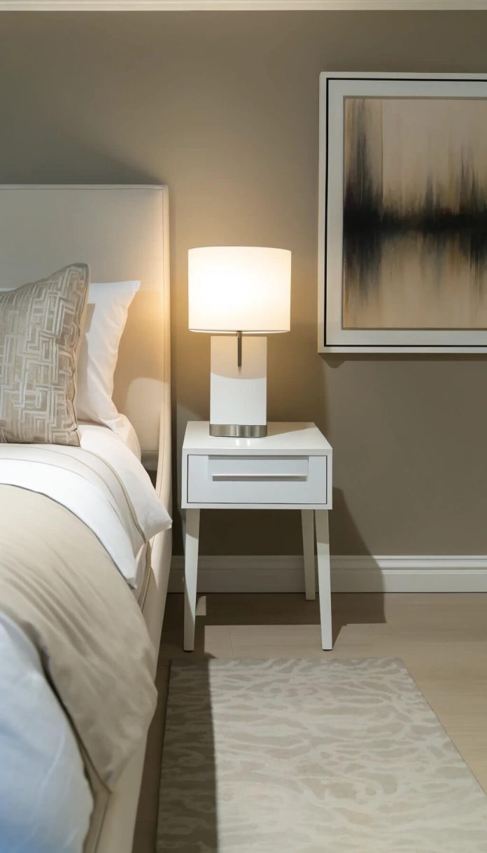 15+ Inspiring Nightstand Colors to Match Your Beige Bed (2024)