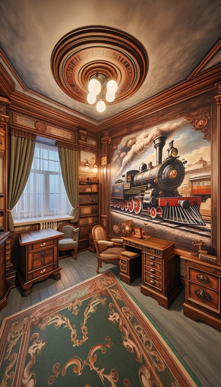 20+ Cool Train-Themed Boy's Room Ideas for Happy Kids (2024)