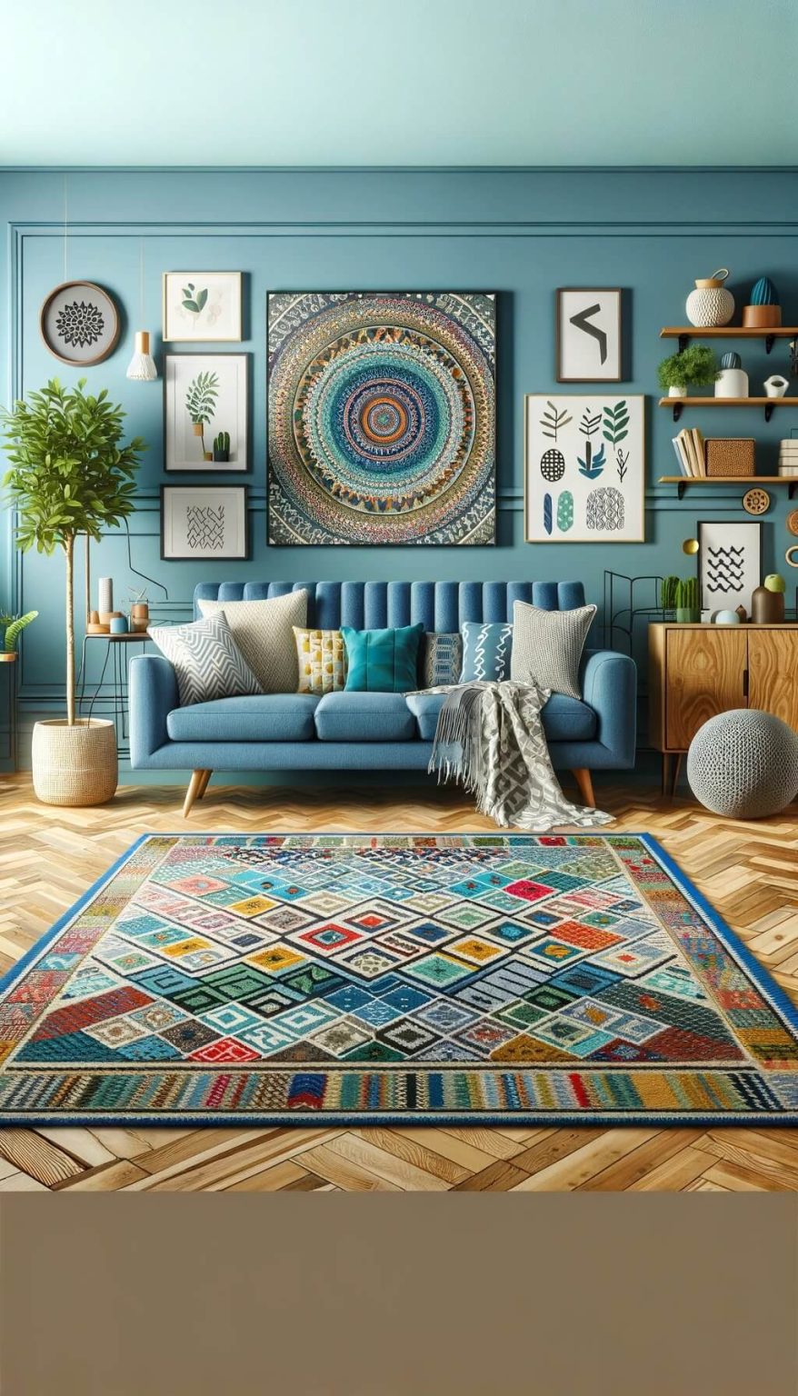 10 Best Rug Colors for Blue Couches to Complete Your Space