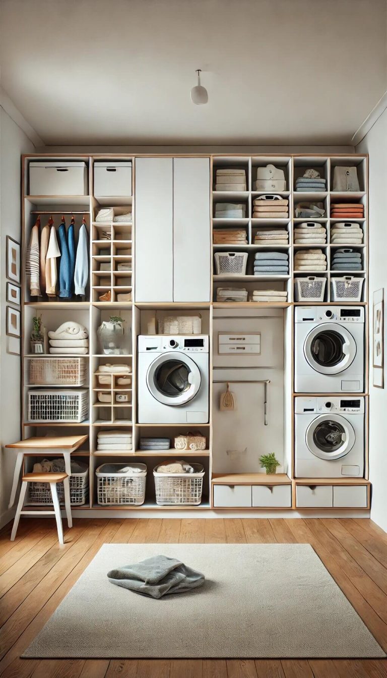 15 Genius Stacked Laundry Room Ideas to Maximize Space (2024)