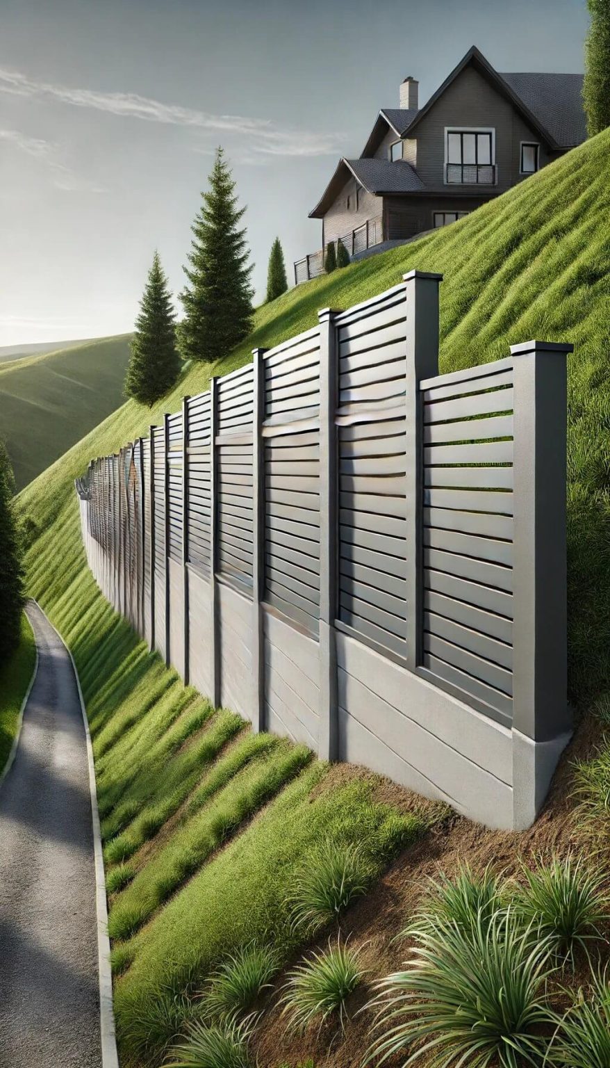 15 Brilliant Fence on Slope Ideas for a Stunning Yard Makeover (2024)