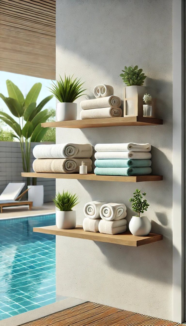 15 Clever Pool Towel Storage Ideas to Keep Your Poolside Tidy