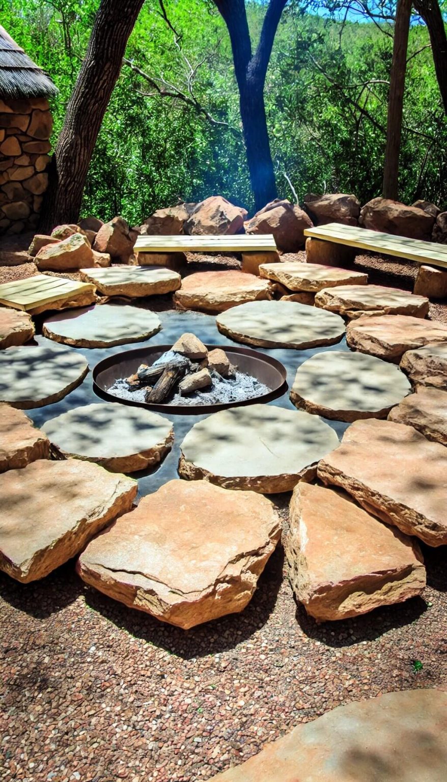 15 Stunning Rustic Fire Pit Ideas to Cozy Up Your Backyard (2024)