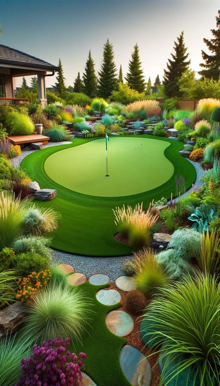 15 Amazing Backyard Putting Green Ideas to Elevate Your Golf Game (2024)