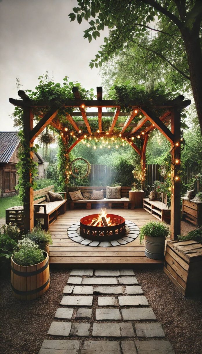 15 Stunning Rustic Fire Pit Ideas to Cozy Up Your Backyard (2024)