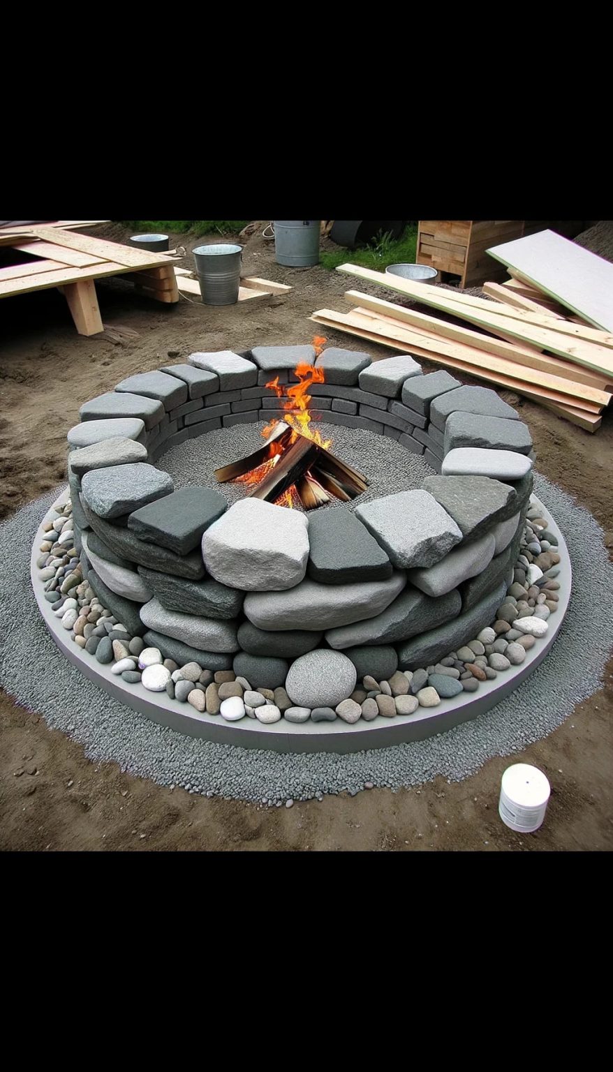 15 Stunning Rock Fire Pit Ideas to Transform Your Backyard (2024)