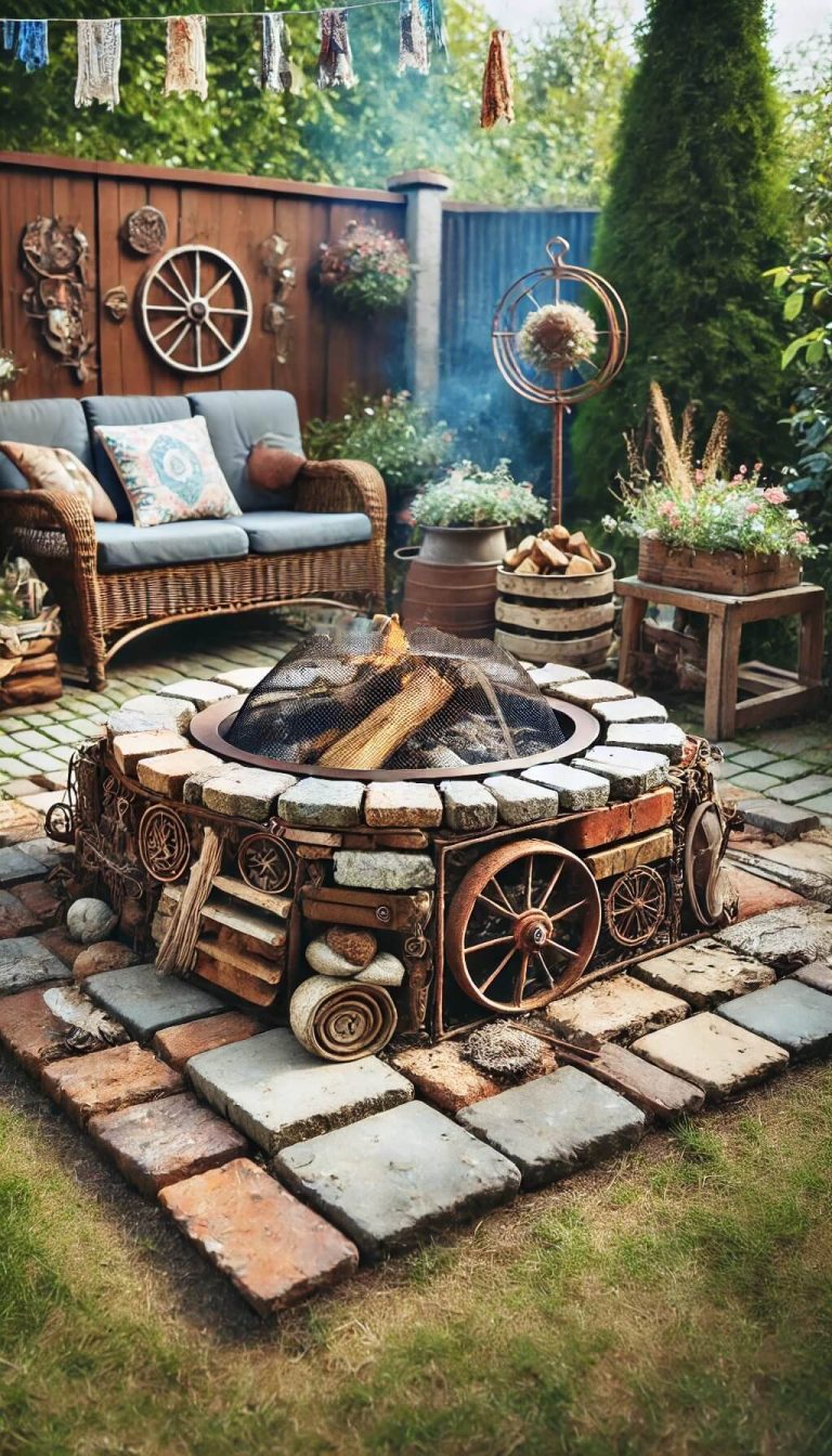15 Stunning Rustic Fire Pit Ideas to Cozy Up Your Backyard (2024)