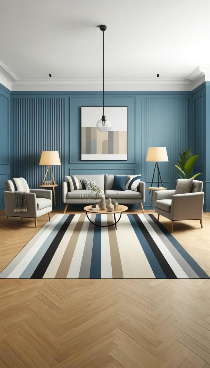 15 Stunning Rug Colors to Complement Your Blue Walls Perfectly