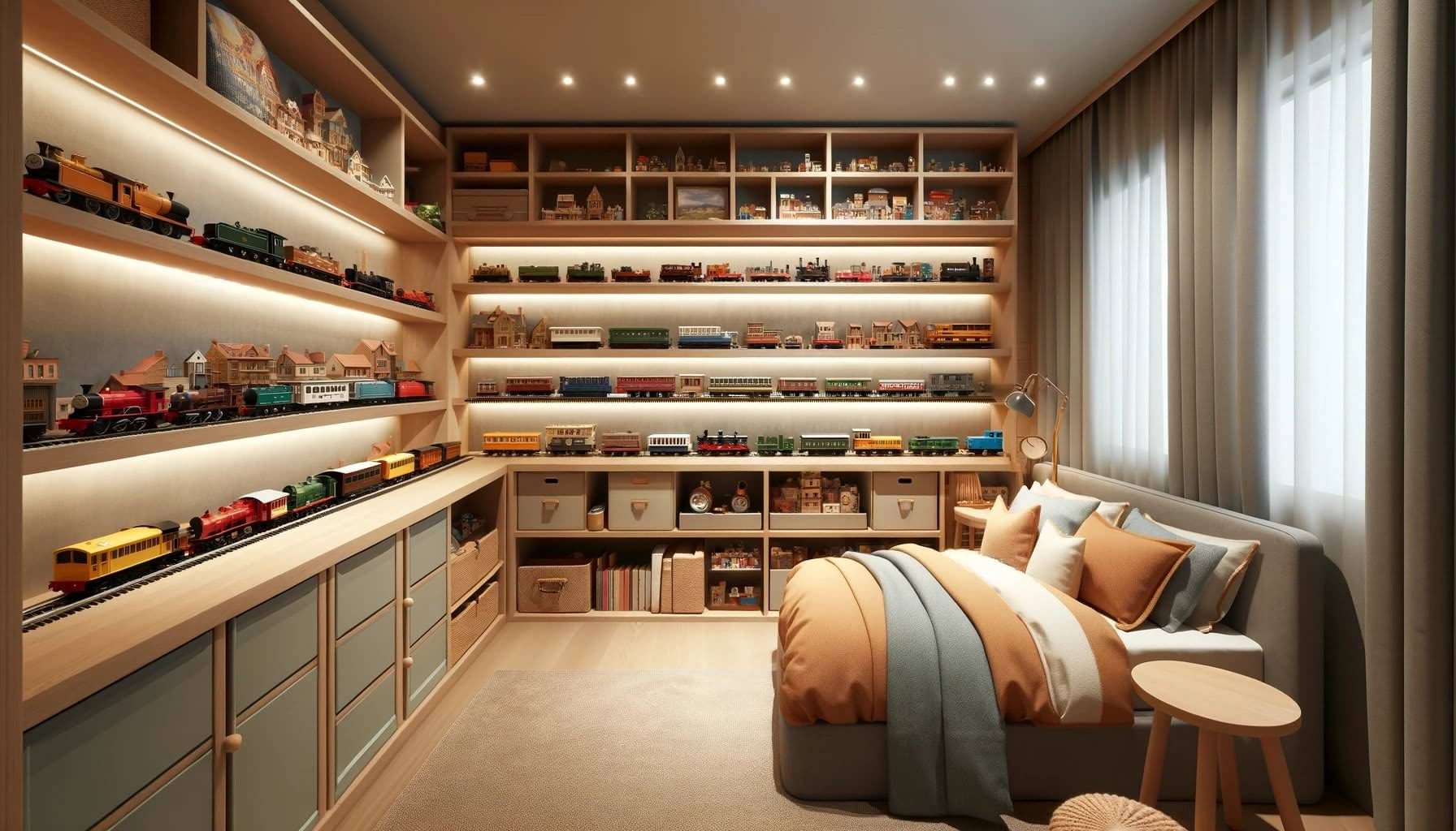 20+ Cool Train-Themed Boy's Room Ideas for Happy Kids (2024)