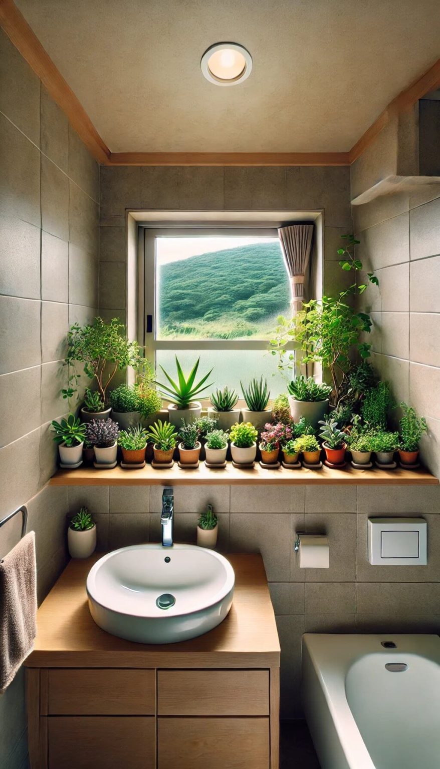 45+ Unique Bathroom Ideas with Plants That Transform Your Home