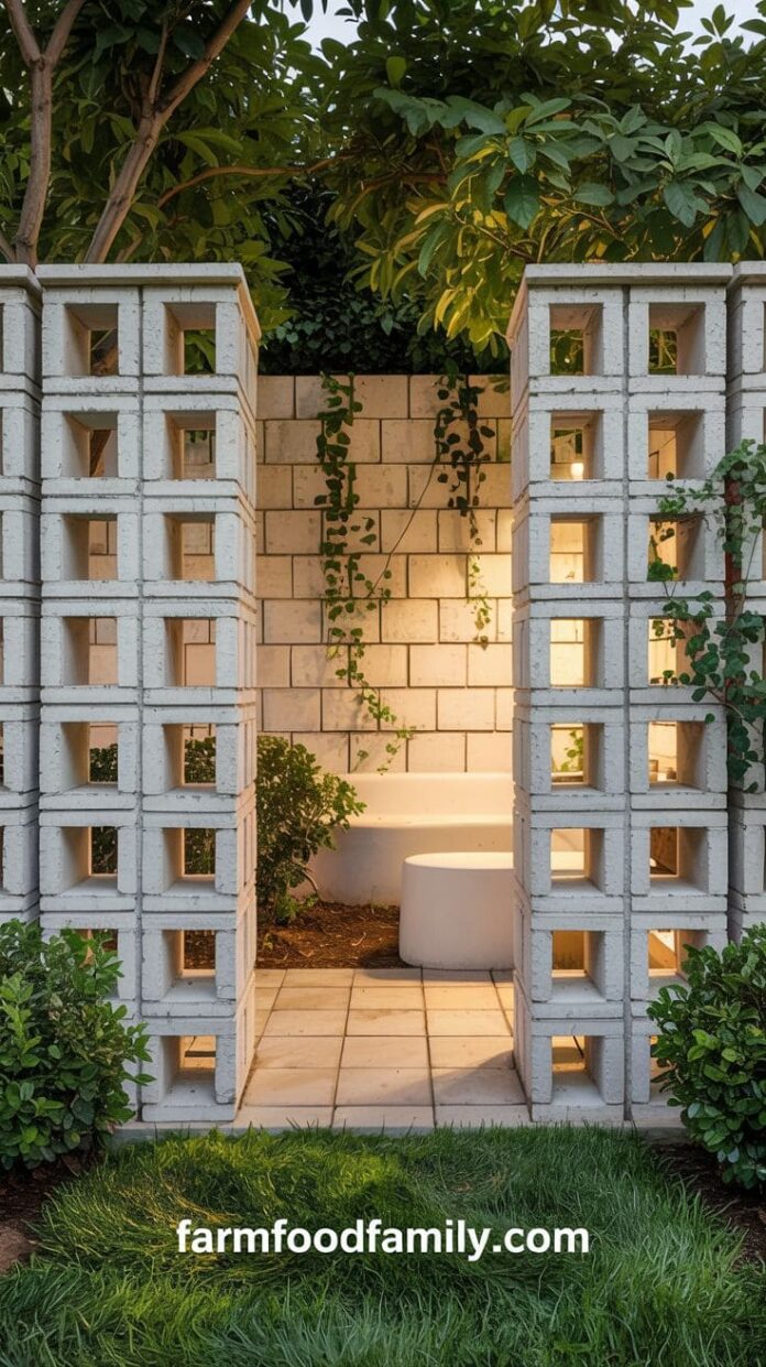 15+ Creative Cinder Block Fence Ideas for a Unique Yard (2025)