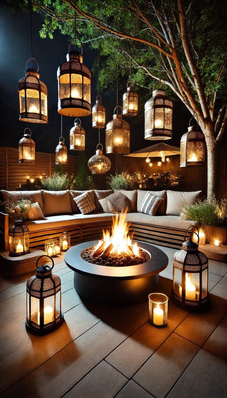20+ Gorgeous Fire Pit Lighting Ideas to Enhance Ambiance (2024)