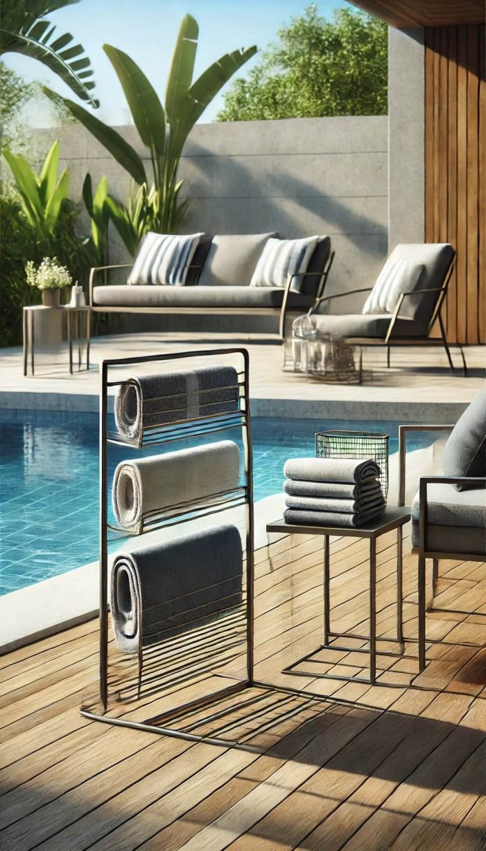 15 Clever Pool Towel Storage Ideas to Keep Your Poolside Tidy