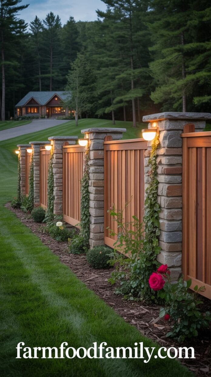 15+ Stunning Stone Fence Ideas to Transform Your Garden (2025)