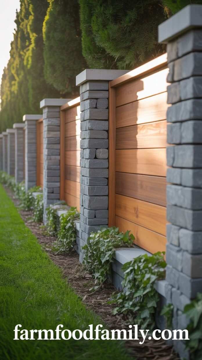 15+ Stunning Stone Fence Ideas to Transform Your Garden (2025)