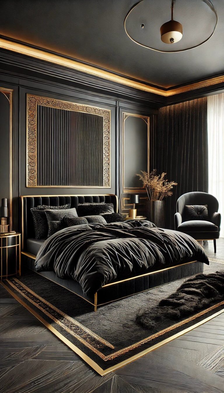 45+ Cozy Black Bedroom Ideas for the Ultimate Comfort (2024)
