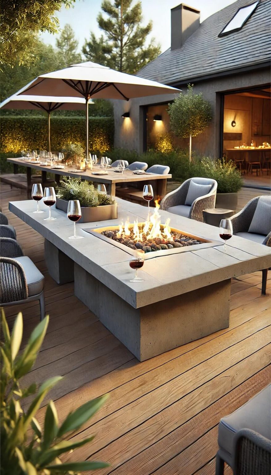 20+ Brilliant Concrete Fire Pit Ideas for Outdoor Enjoyment (2024)