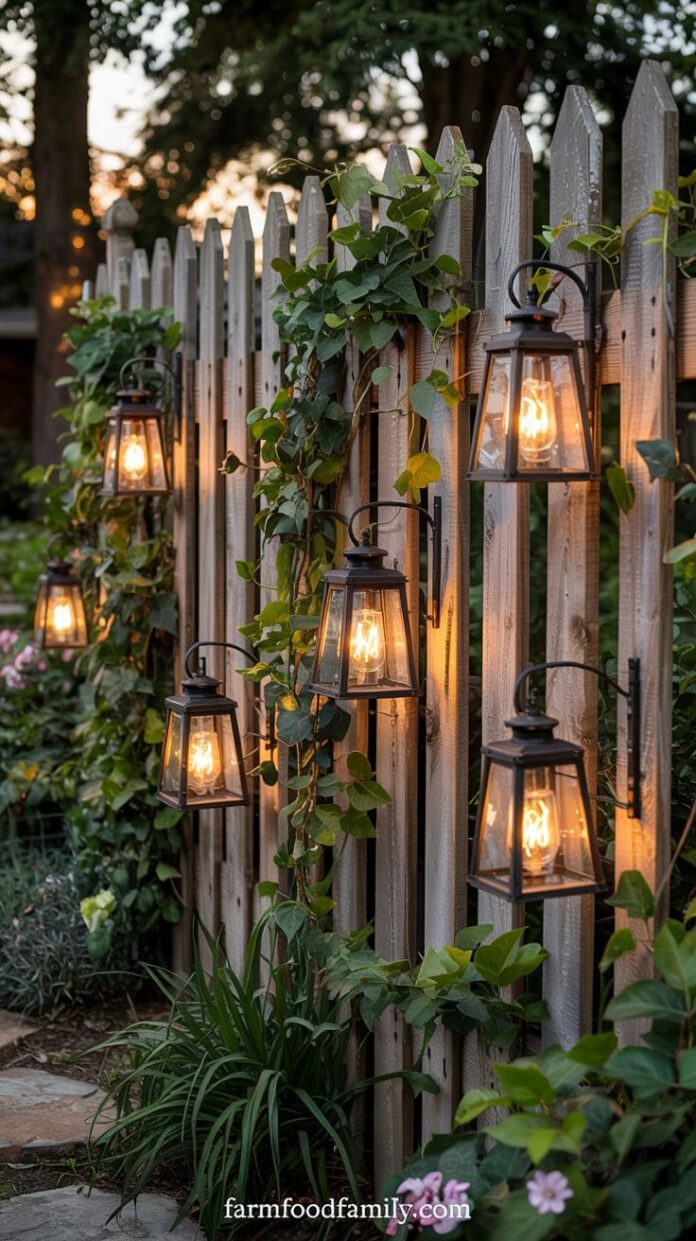 45 Creative Fence Lighting Ideas for a Magical Outdoor Space (2025)