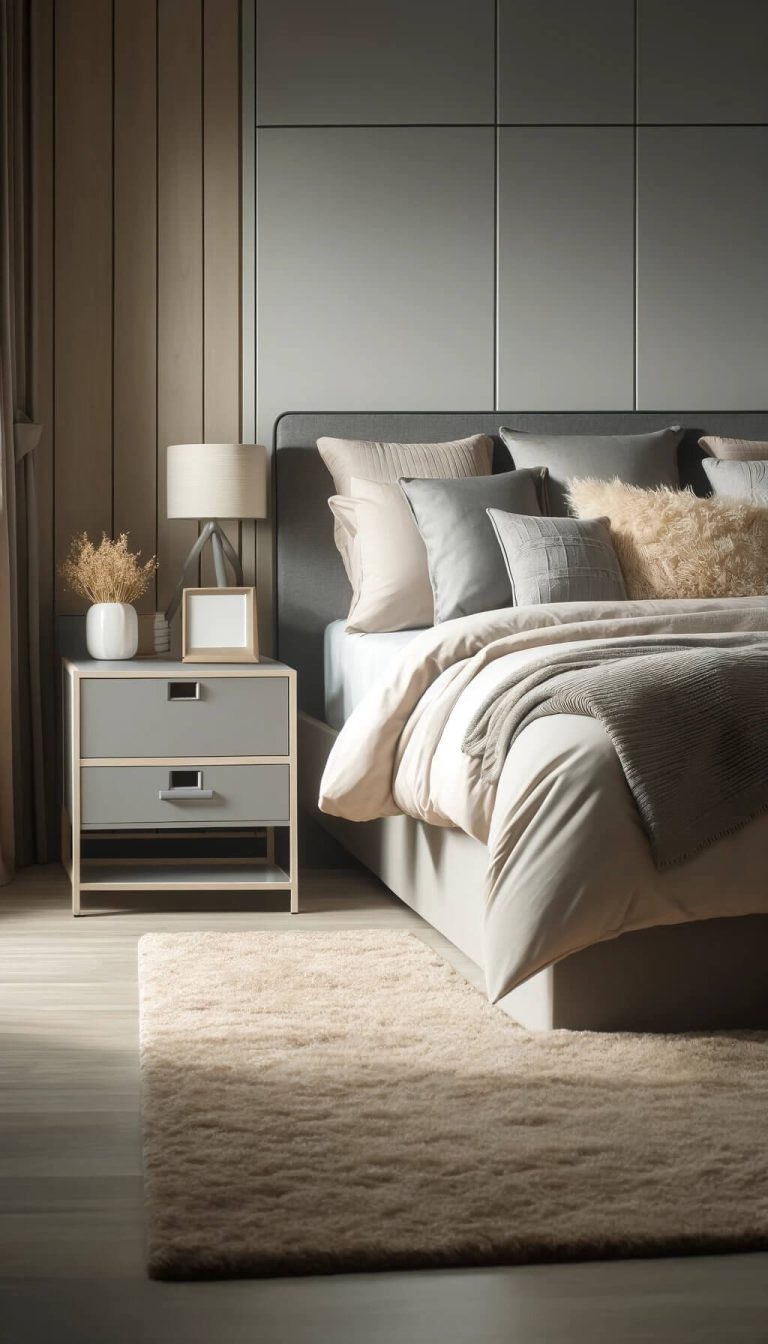 15+ Inspiring Nightstand Colors to Match Your Beige Bed (2024)