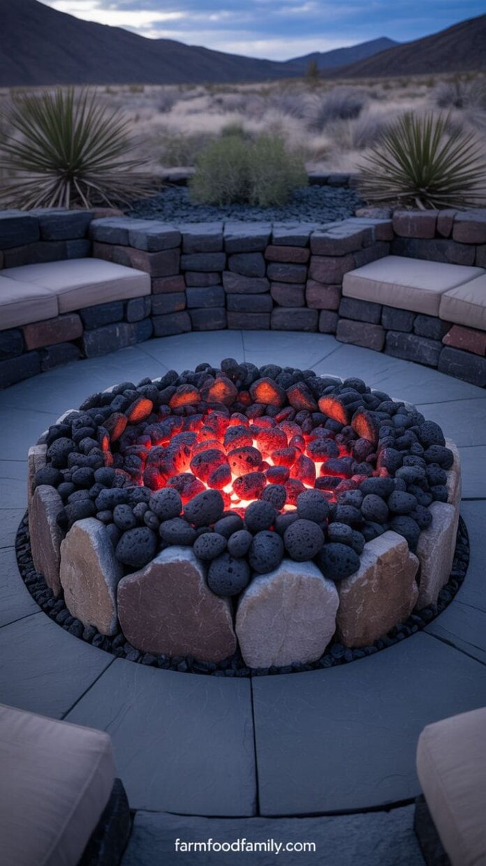 15 Stunning Rock Fire Pit Ideas to Transform Your Backyard (2025)
