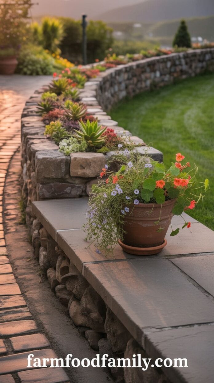 15+ Stunning Stone Fence Ideas to Transform Your Garden (2025)