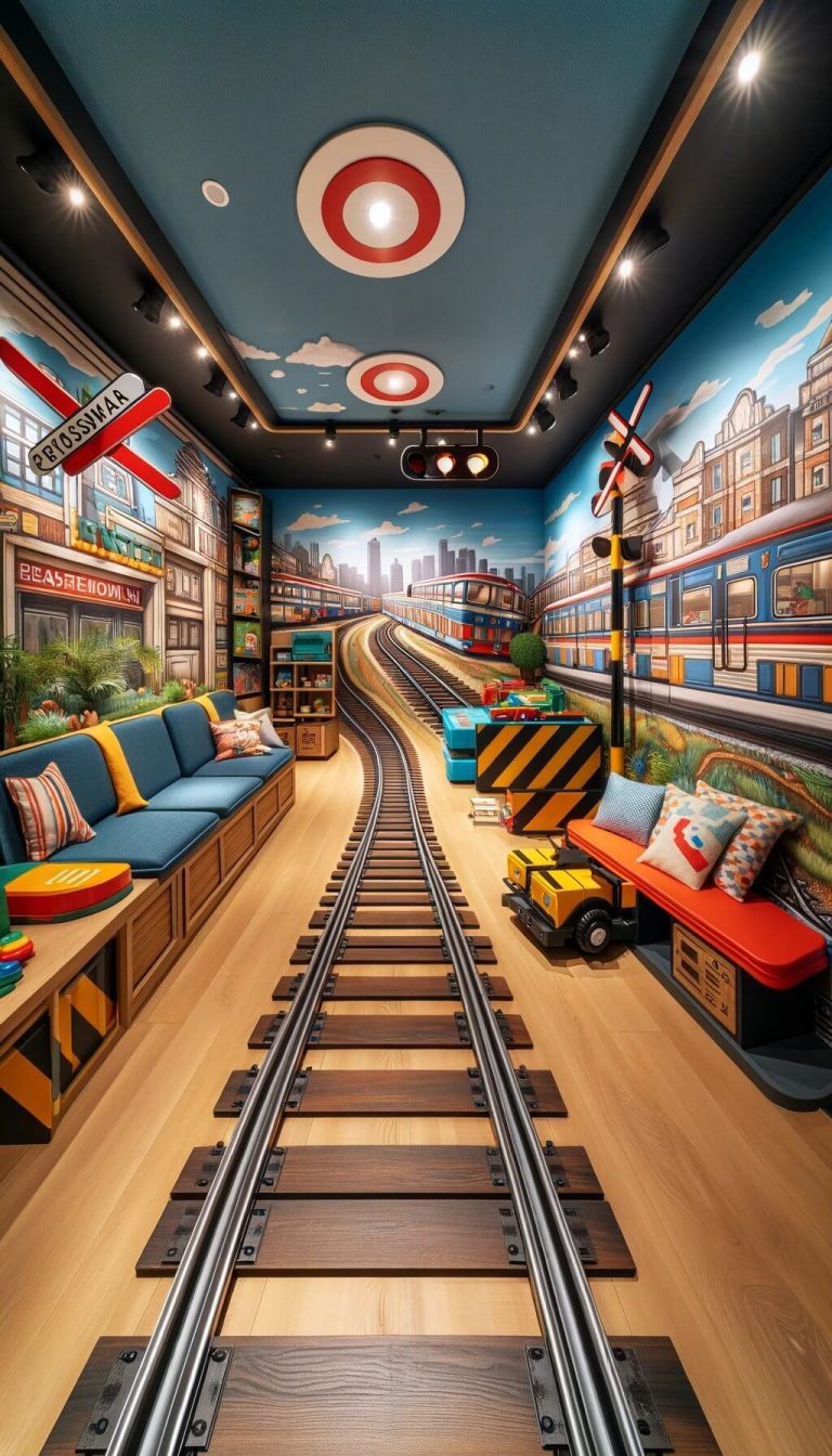 20+ Cool Train-Themed Boy's Room Ideas for Happy Kids (2024)