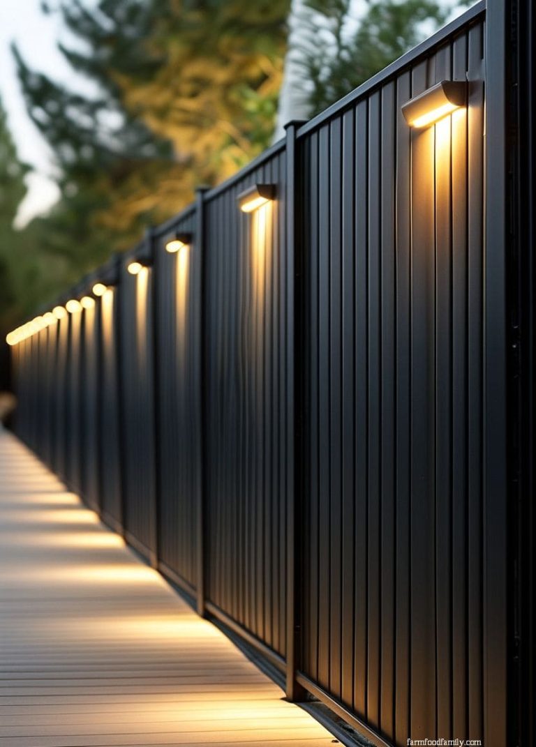 45 Creative Fence Lighting Ideas for a Magical Outdoor Space (2024)