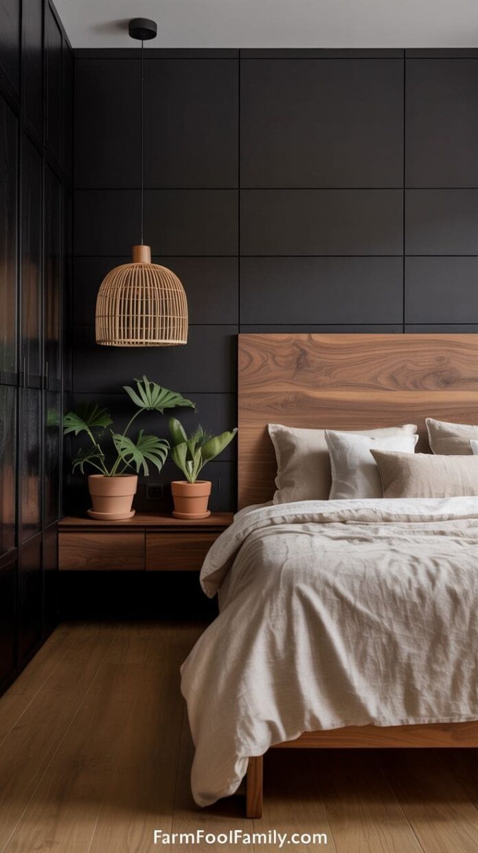 45+ Cozy Black Bedroom Ideas for the Ultimate Comfort (2026)