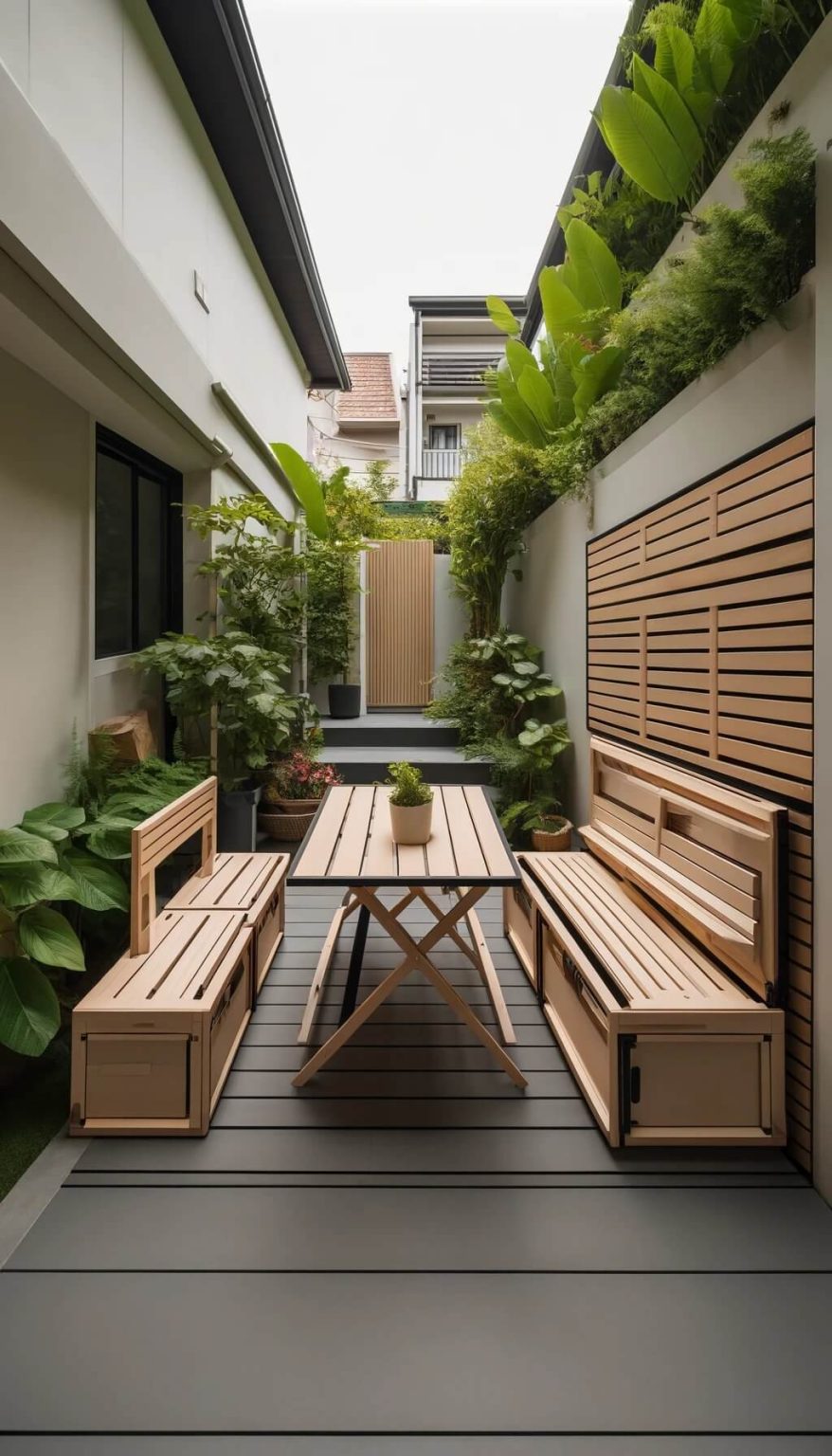 30+ Genius Narrow Backyard Ideas That Maximize Space (2024)