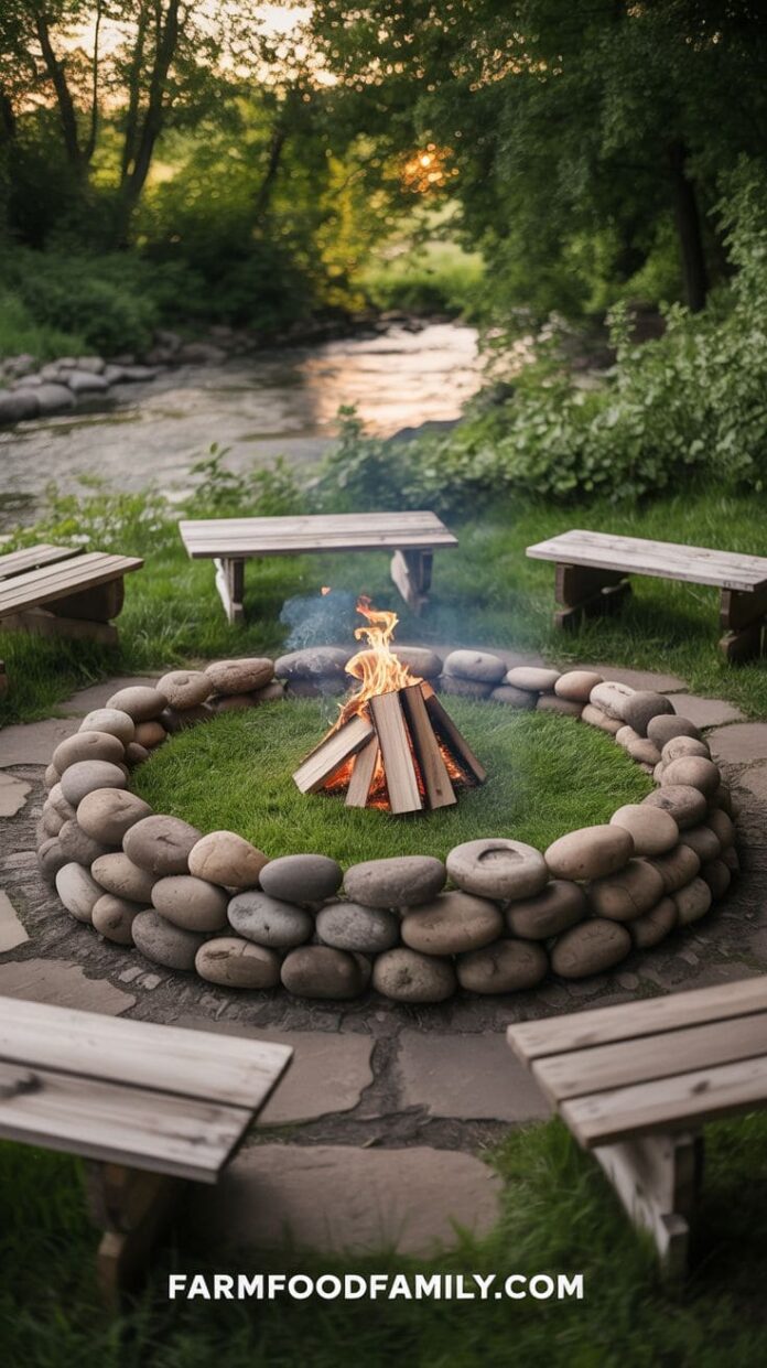 15 Stunning Rock Fire Pit Ideas to Transform Your Backyard (2025)