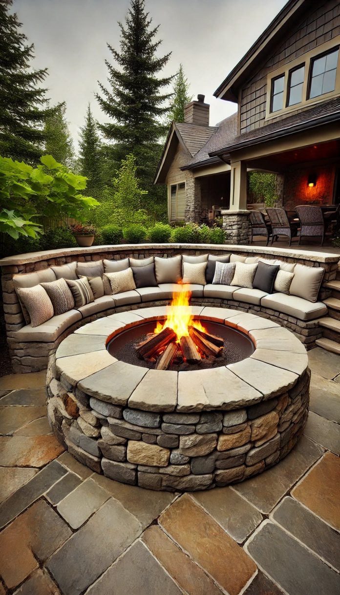 10 Stunning Stone Fire Pit Ideas That Will Transform Your Backyard (2024)
