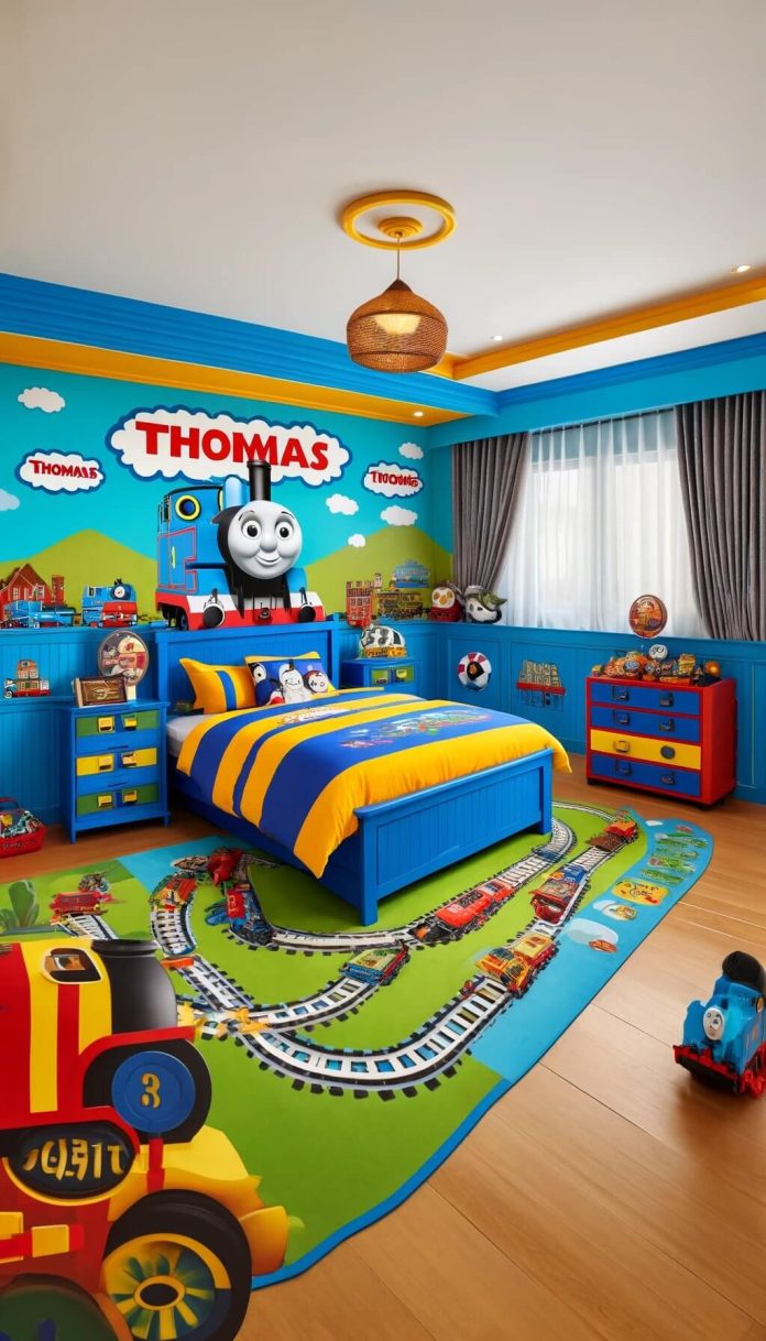 20+ Cool Train-Themed Boy's Room Ideas for Happy Kids (2024)