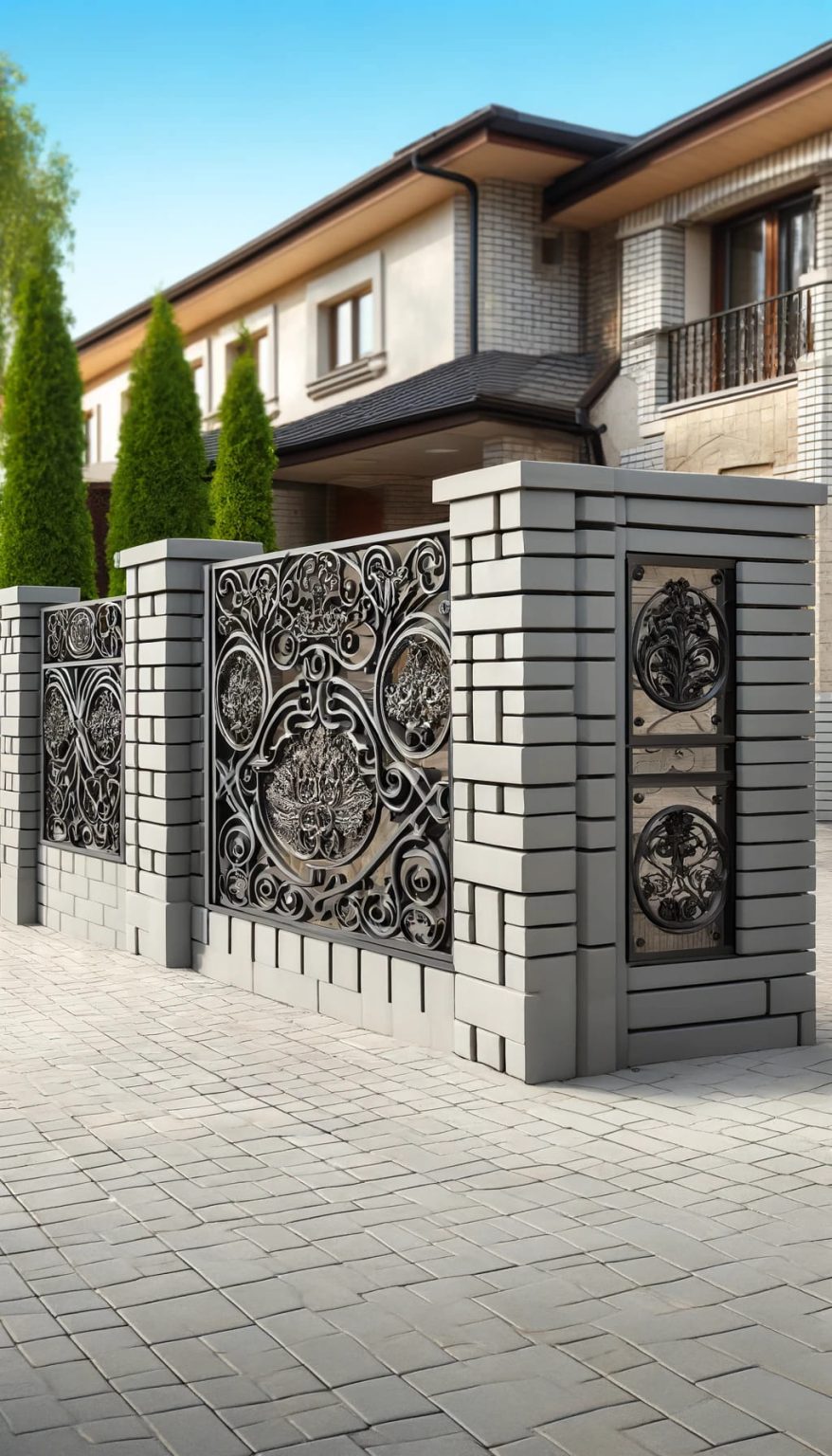 15+ Creative Cinder Block Fence Ideas for a Unique Yard (2024)