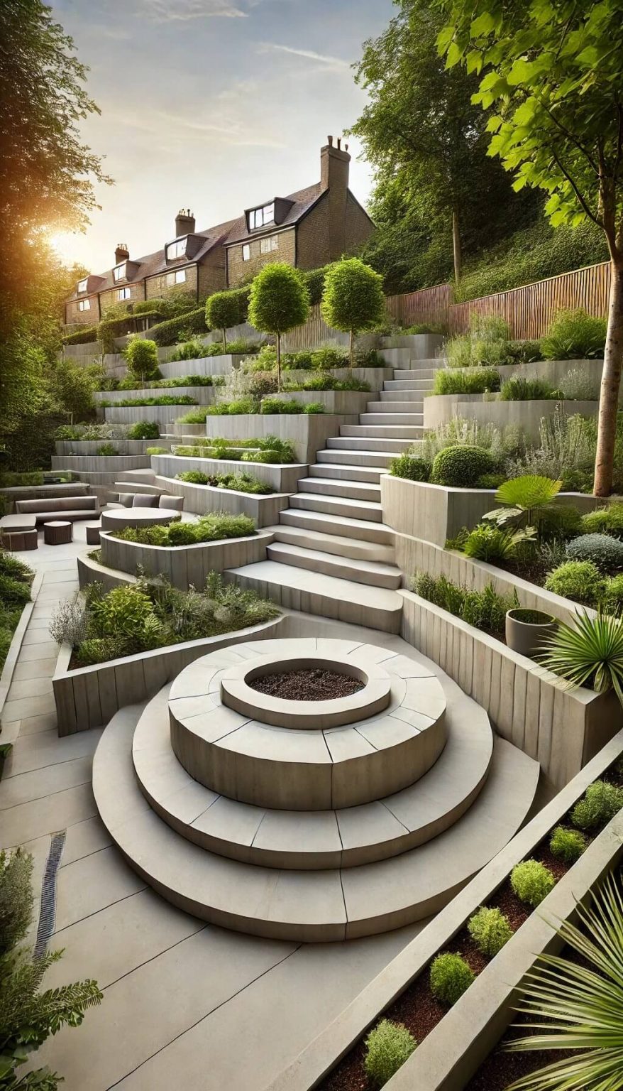 20+ Brilliant Concrete Fire Pit Ideas for Outdoor Enjoyment (2024)