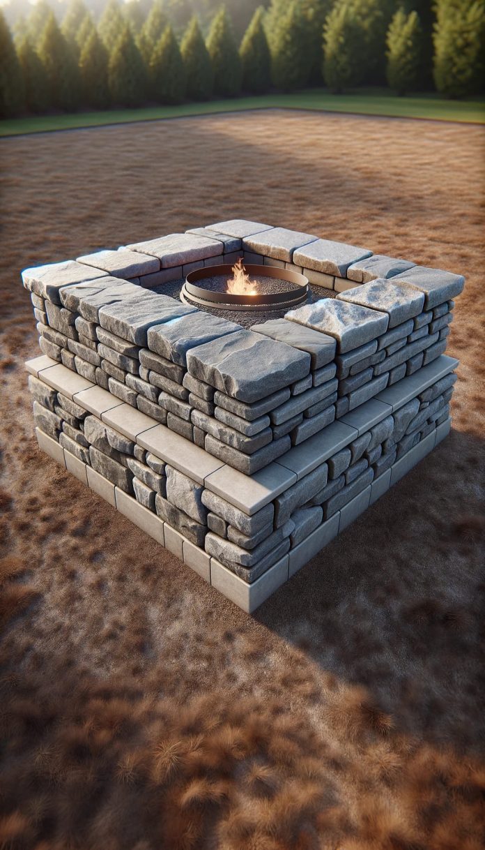 15 Stunning Rock Fire Pit Ideas to Transform Your Backyard (2024)