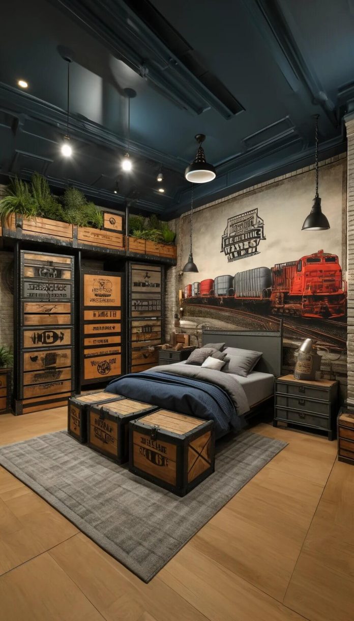 20+ Cool Train-Themed Boy's Room Ideas for Happy Kids (2024)