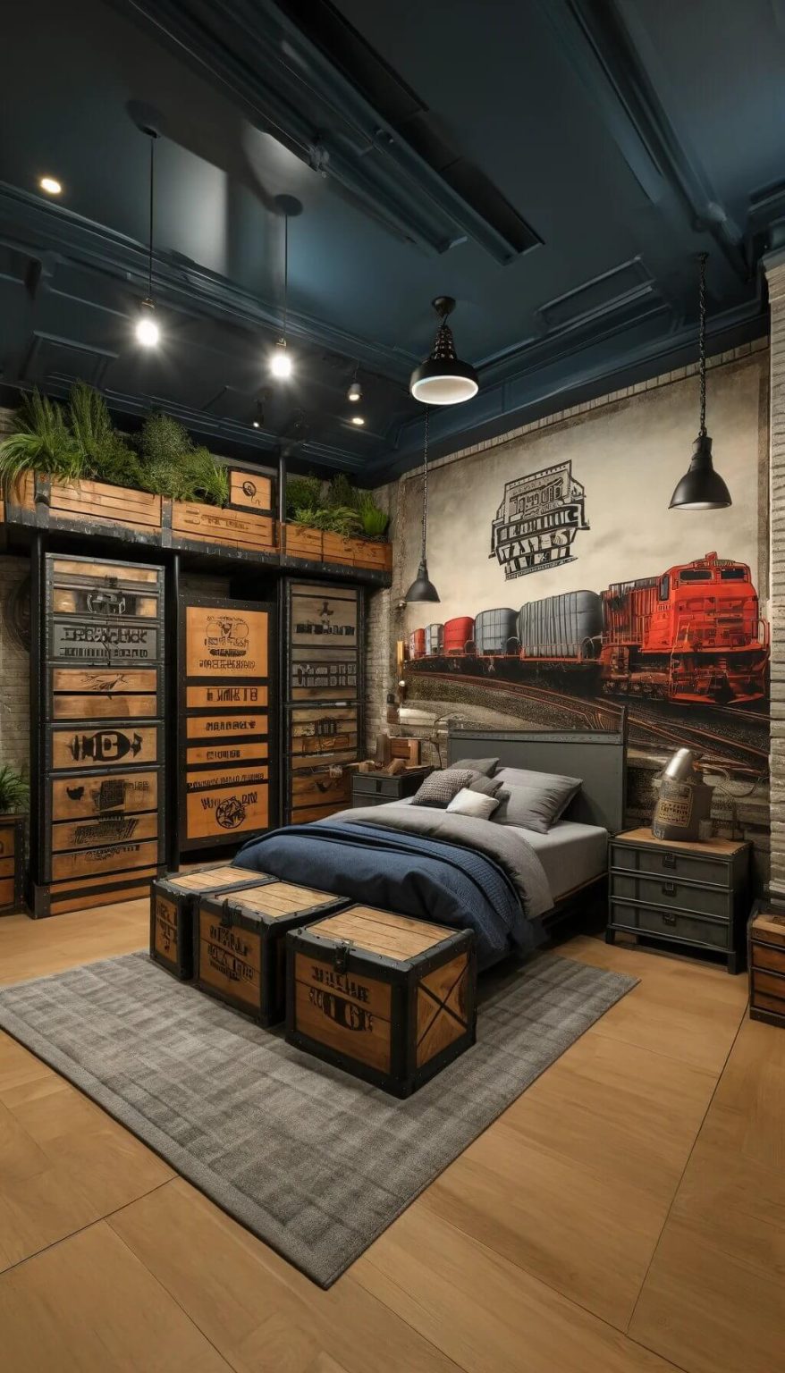 20+ Cool Train-Themed Boy's Room Ideas for Happy Kids (2024)