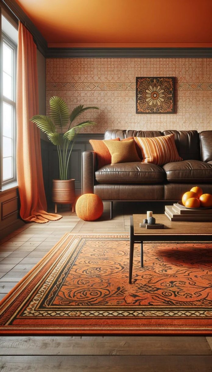 15+ Amazing Rug Colors to Pair with Your Dark Brown Leather Couch