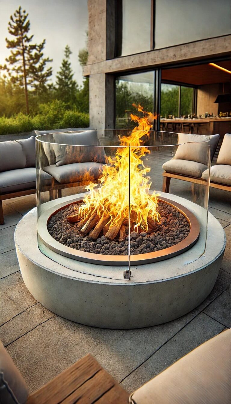 20+ Brilliant Concrete Fire Pit Ideas for Outdoor Enjoyment (2026)