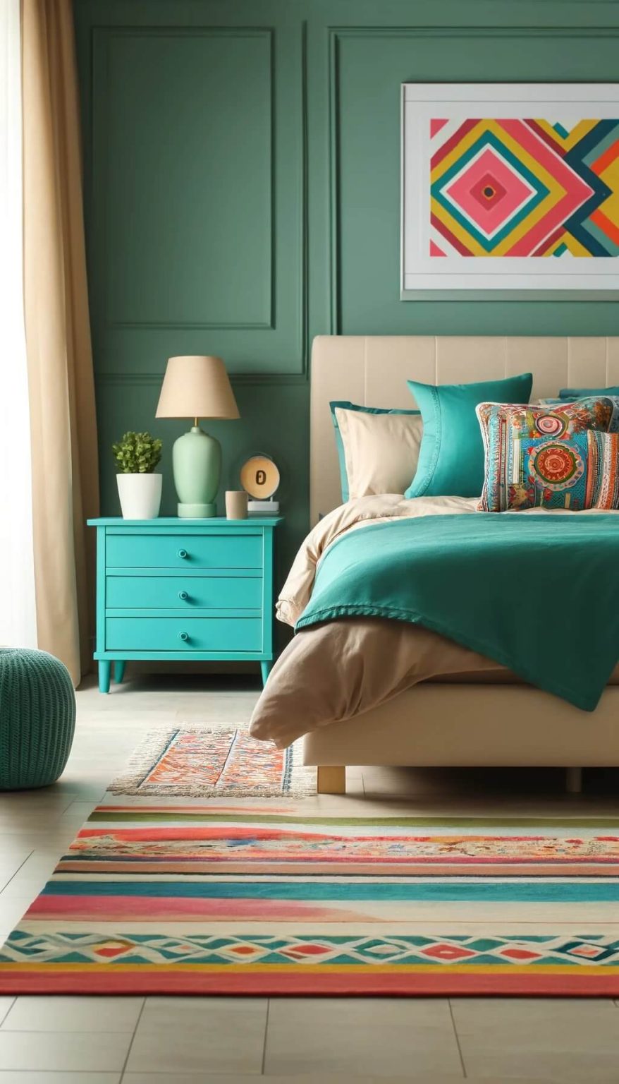 15+ Inspiring Nightstand Colors to Match Your Beige Bed (2024)